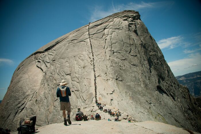 half dome elevation